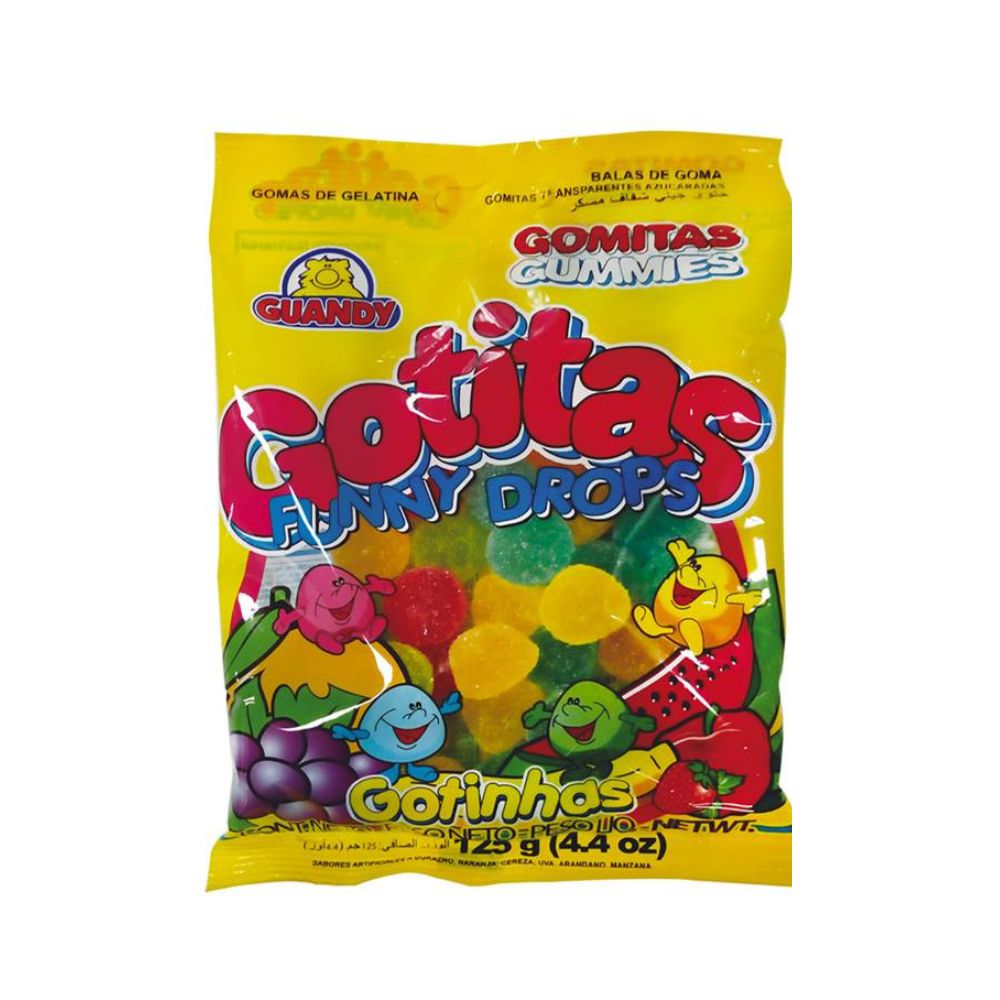 Gomas GUANDY Gotitas Bolsa 100gr | Vega - vegaperu