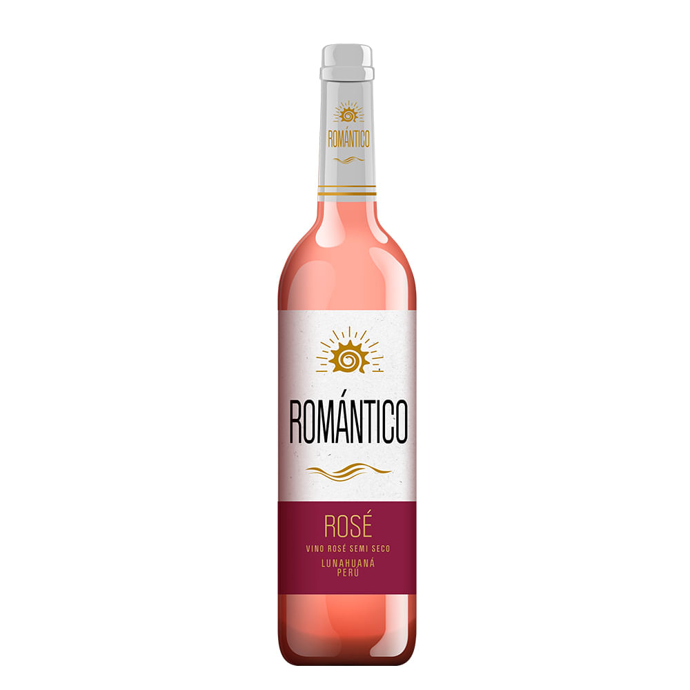 Vino Rose ROMANTICO Botella 750ml | Vega - vegaperu