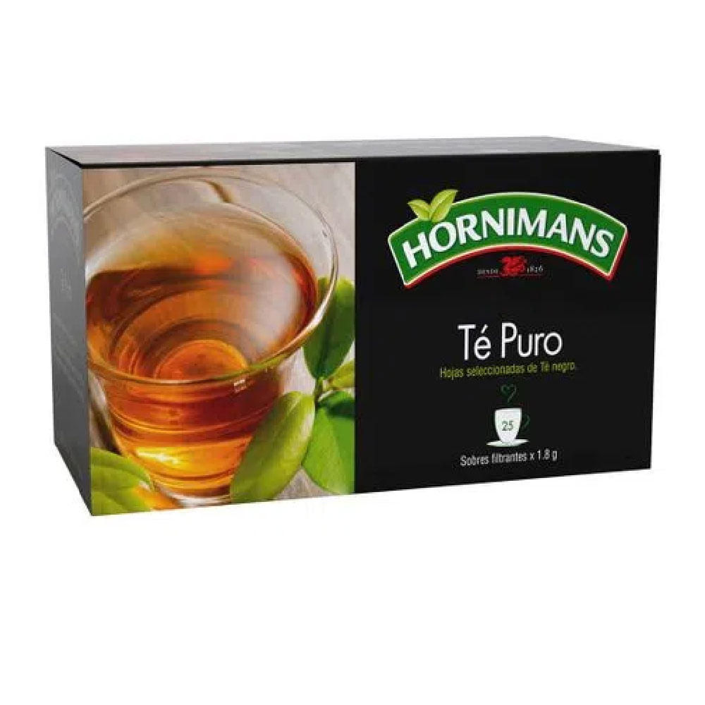Infusiones HORNIMANS Té Puro Caja 25u | Vega - vegaperu