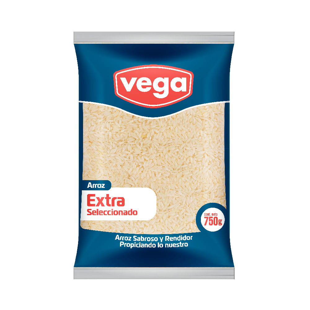 Arroz Extra VEGA Bolsa 750g | Vega - vegaperu