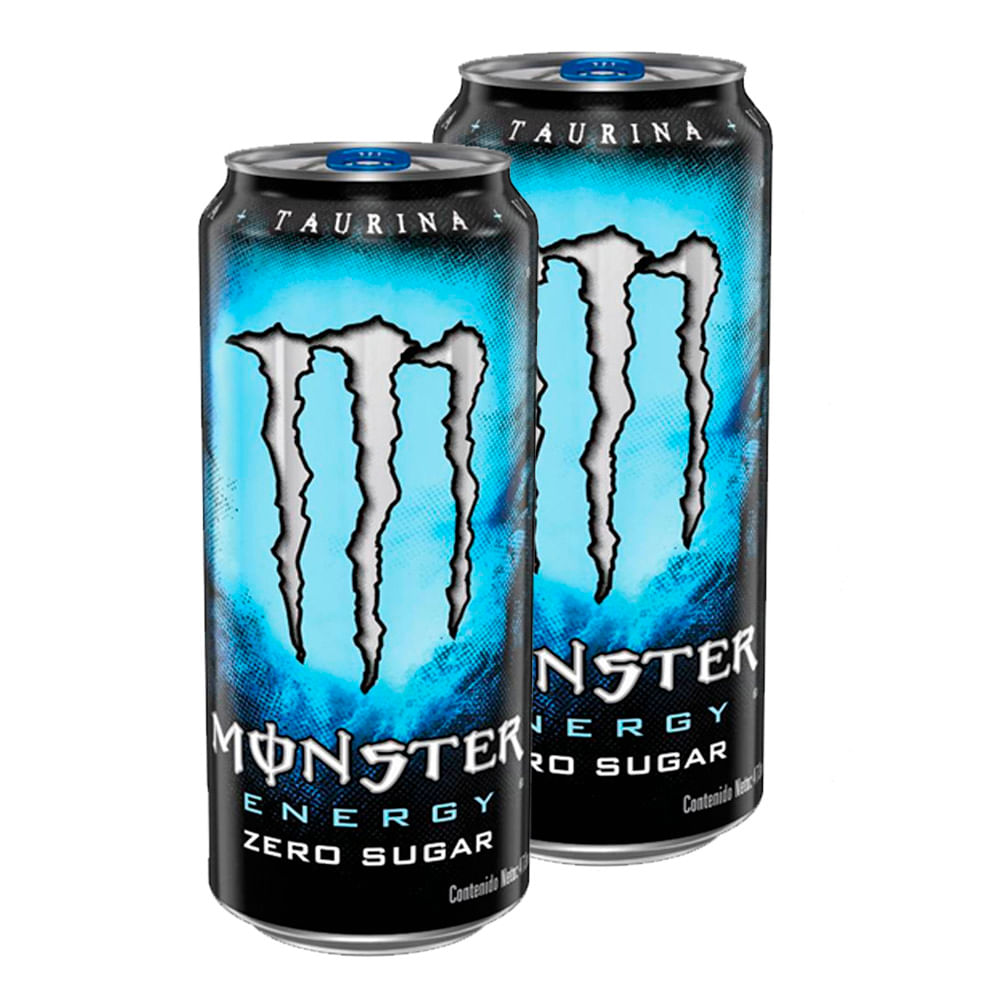 Bebida Energizante MONSTER Zero Lata 473ml x 2u | Vega - vegaperu