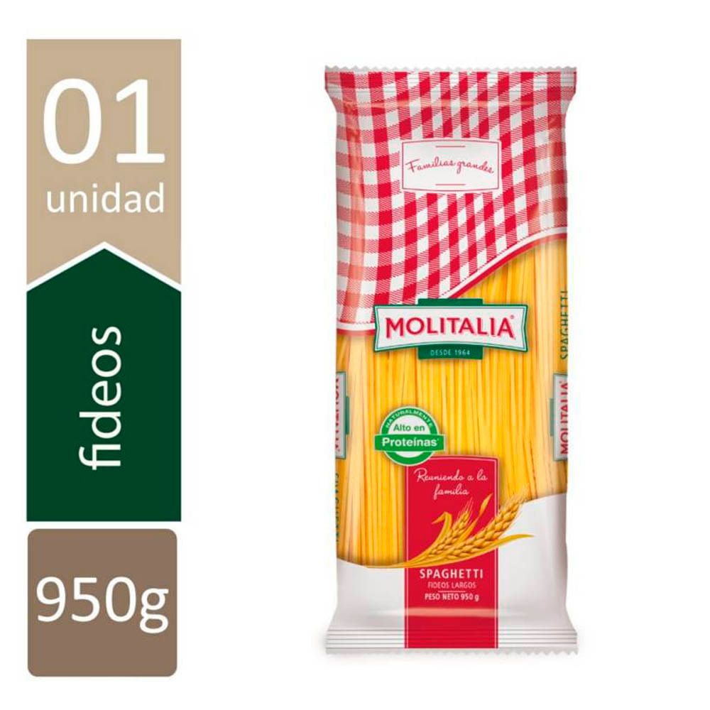 Fideos Spaghetti MOLITALIA 950g | Vega - vegaperu