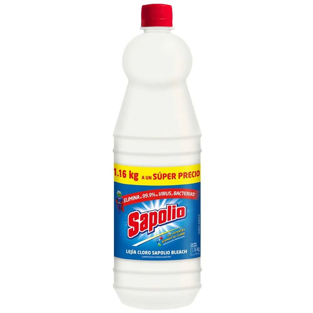 Lejía SAPOLIO Original Botella 1.16Kg | Vega - vegaperu