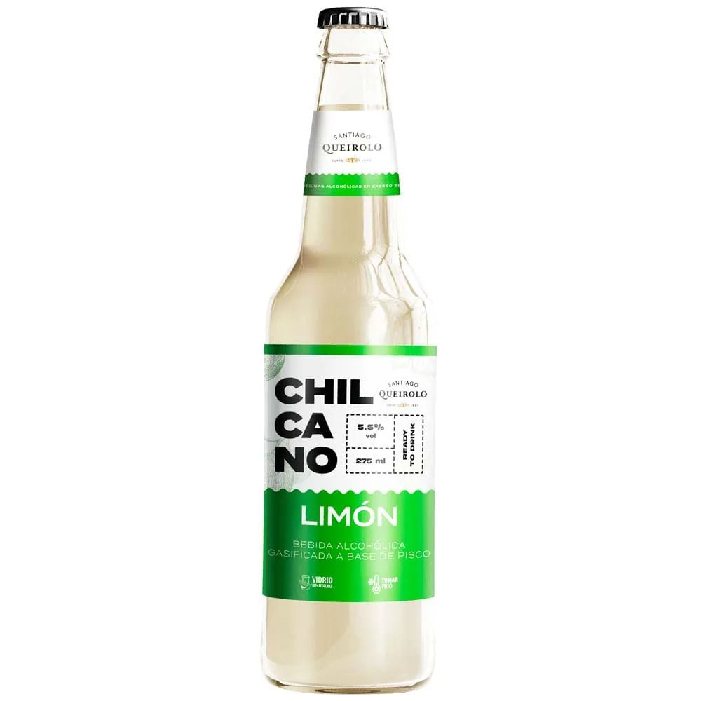 Chilcano SANTIAGO QUEIROLO Limón Botella 275ml | Vega - vegaperu