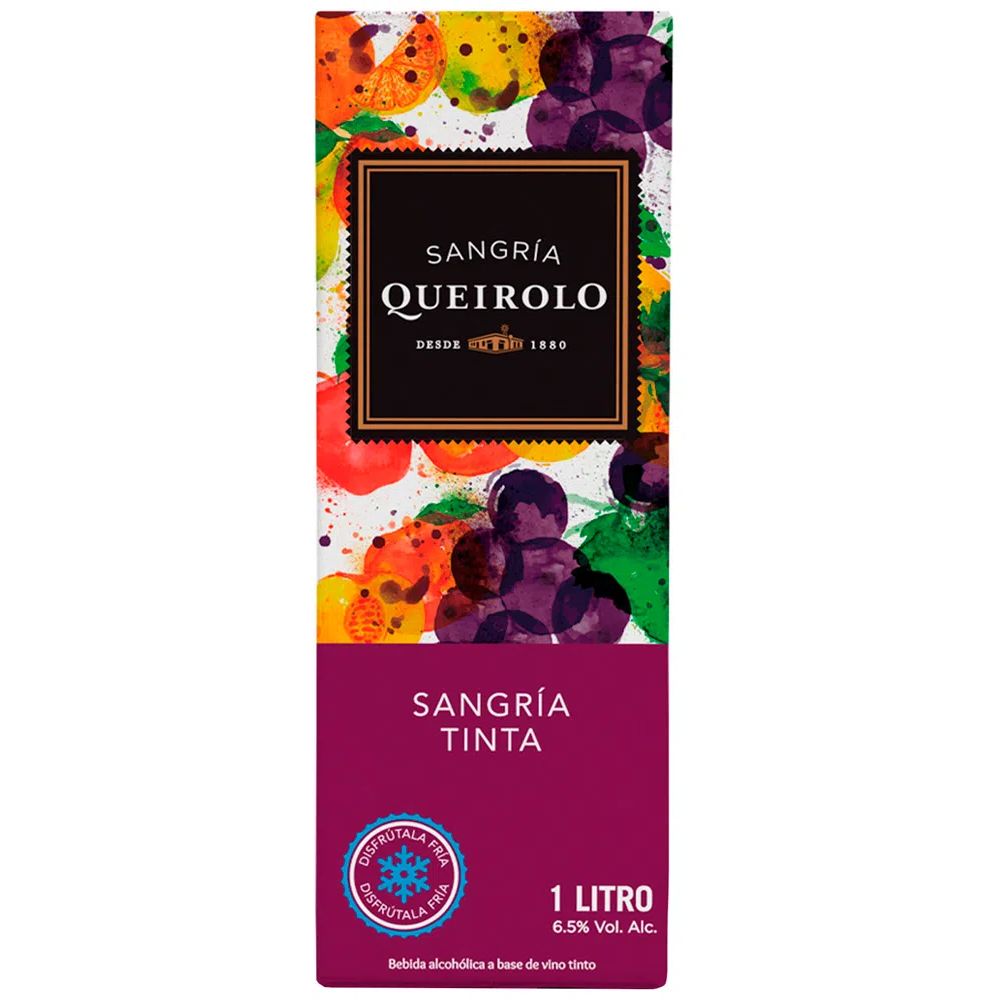 Sangría SANTIAGO QUEIROLO Botella 1L | Vega - vegaperu