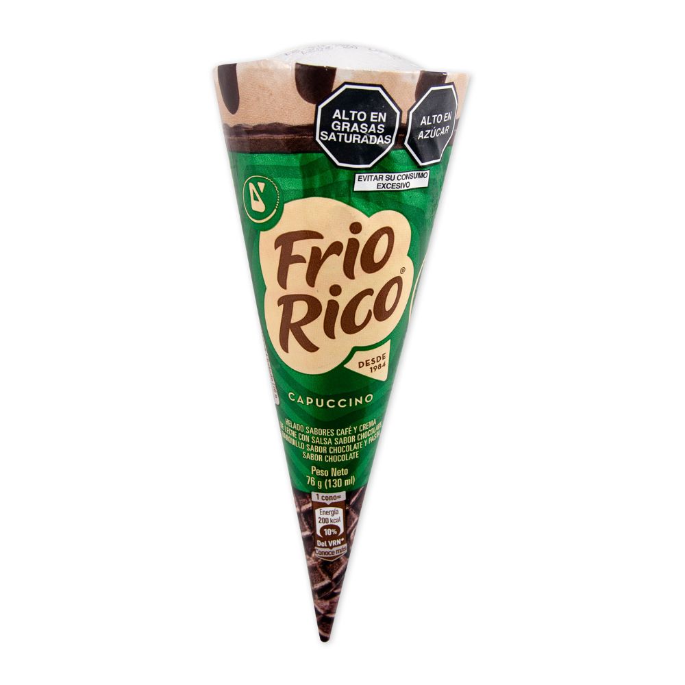 Helado FRIO RICO Sabor Capuccino 130ml | Vega - vegaperu