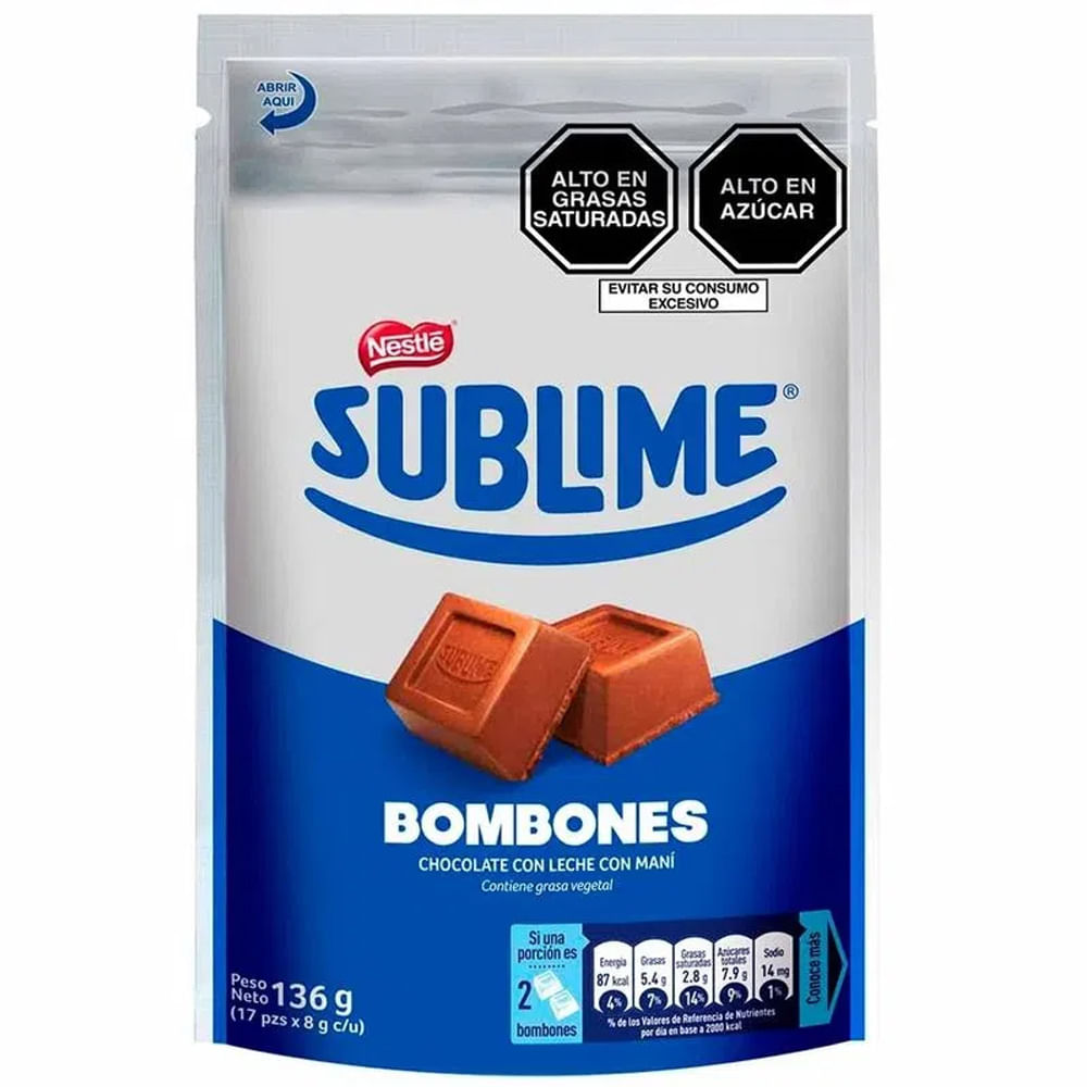 Chocolate NESTLÉ Sublime Doypack 136g | Vega - vegaperu