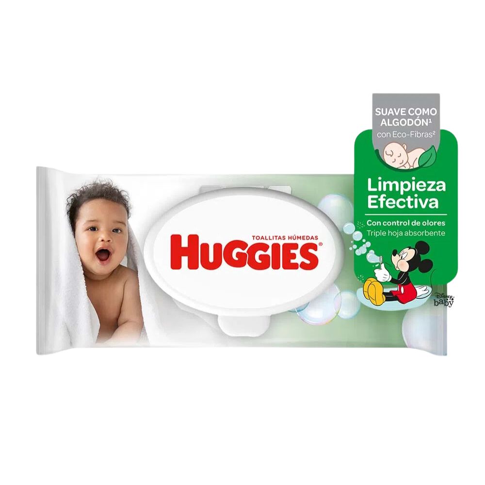 Toallas Húmedas HUGGIES Active Fresh Paquete 48u | Vega - vegaperu