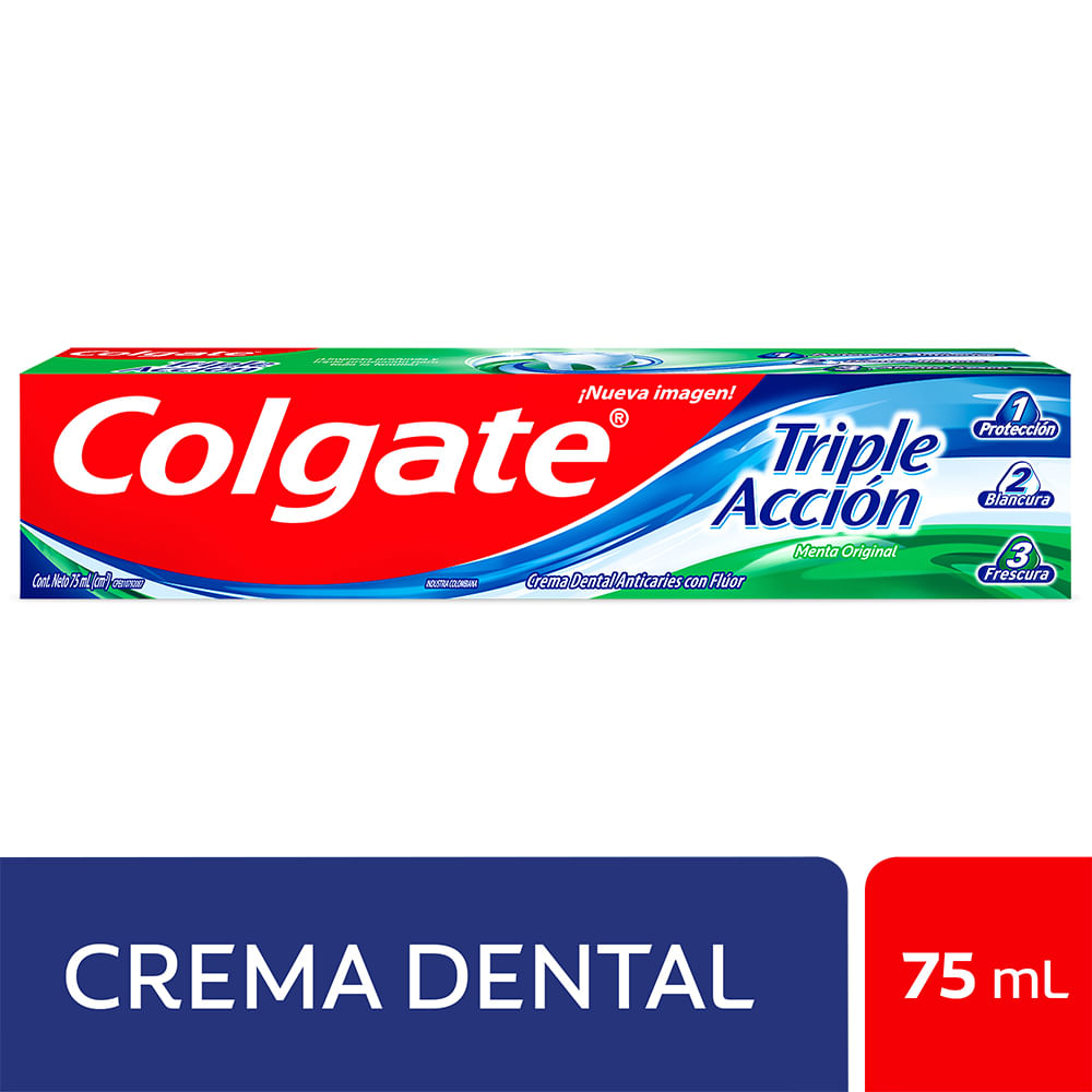 Pasta Dental Colgate Triple Acciòn Tubo 75ml Vega Vegaperu
