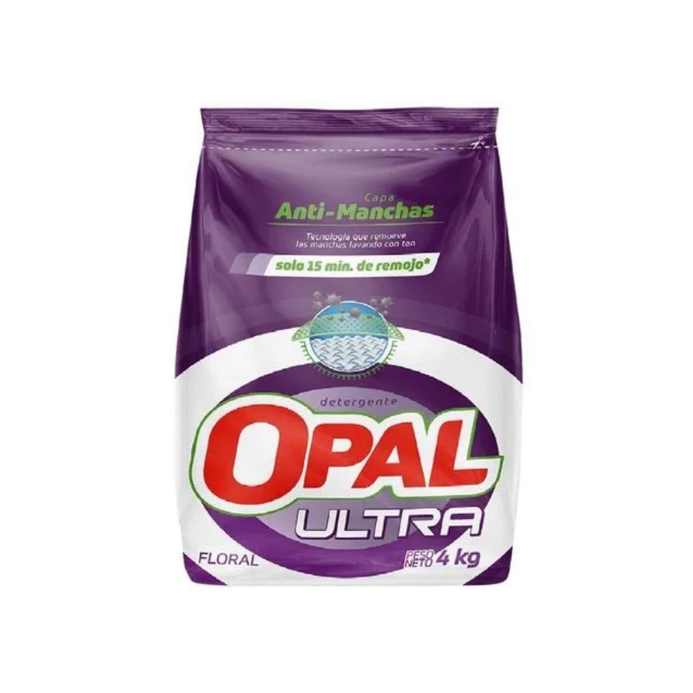 Detergente en Polvo OPAL Ultra Bolsa 4Kg | Vega - vegaperu