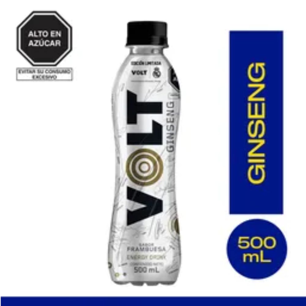 Bebida Energizante VOLT Ginseng Real Madrid Botella 300ml | Vega - vegaperu