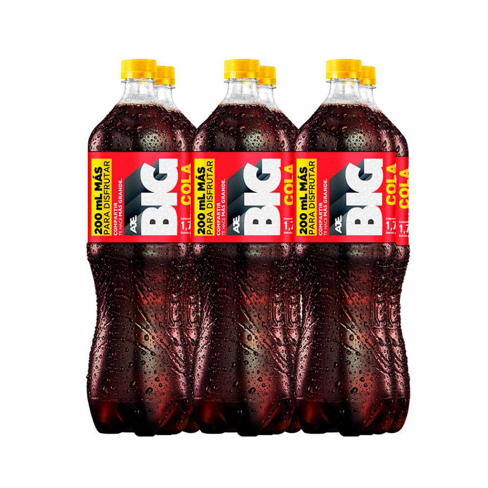 Gaseosa BIG COLA Botella 1.7L x6u | Vega - vegaperu