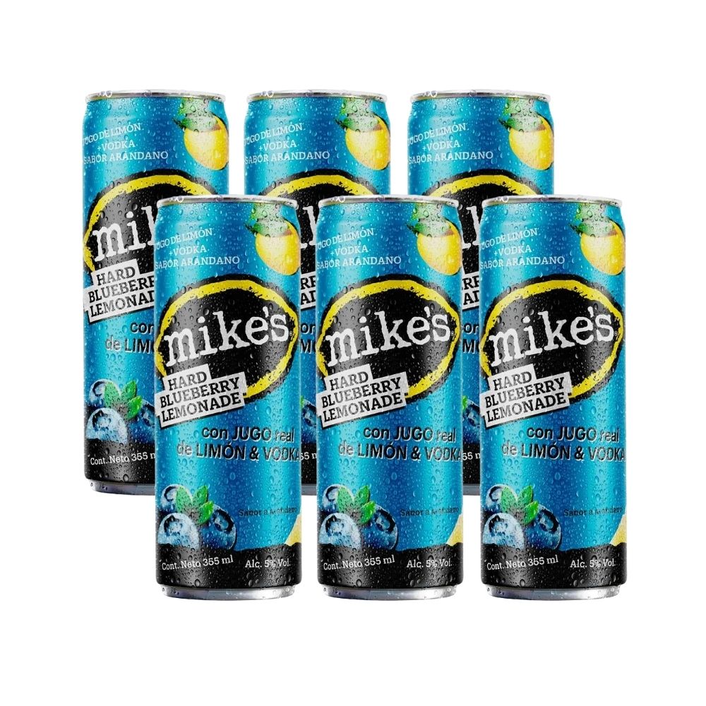 Ready to Drink MIKE'S Hard Blueberry 355ml Paquete x6u| Vega - vegaperu