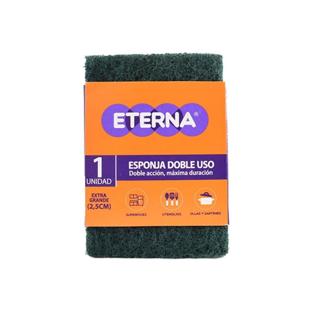 Esponja ETERNA Doble Uso Unidad 2,5cm | Vega - vegaperu