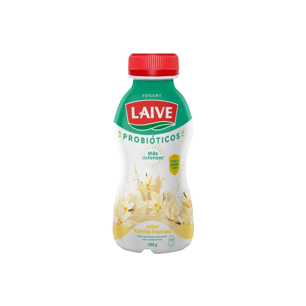 Yogurt LAIVE Vainilla Botella 180gr | Vega - vegaperu
