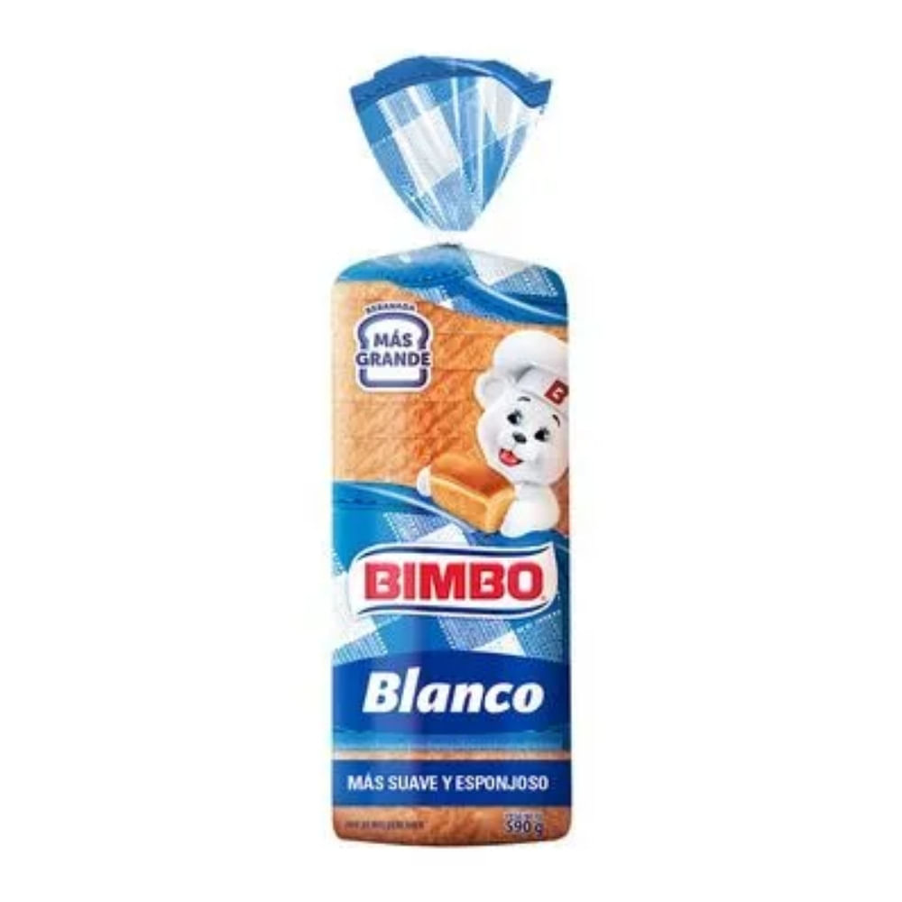 Pan de Molde BIMBO Blanco Familiar Bolsa 590g | Vega - vegaperu