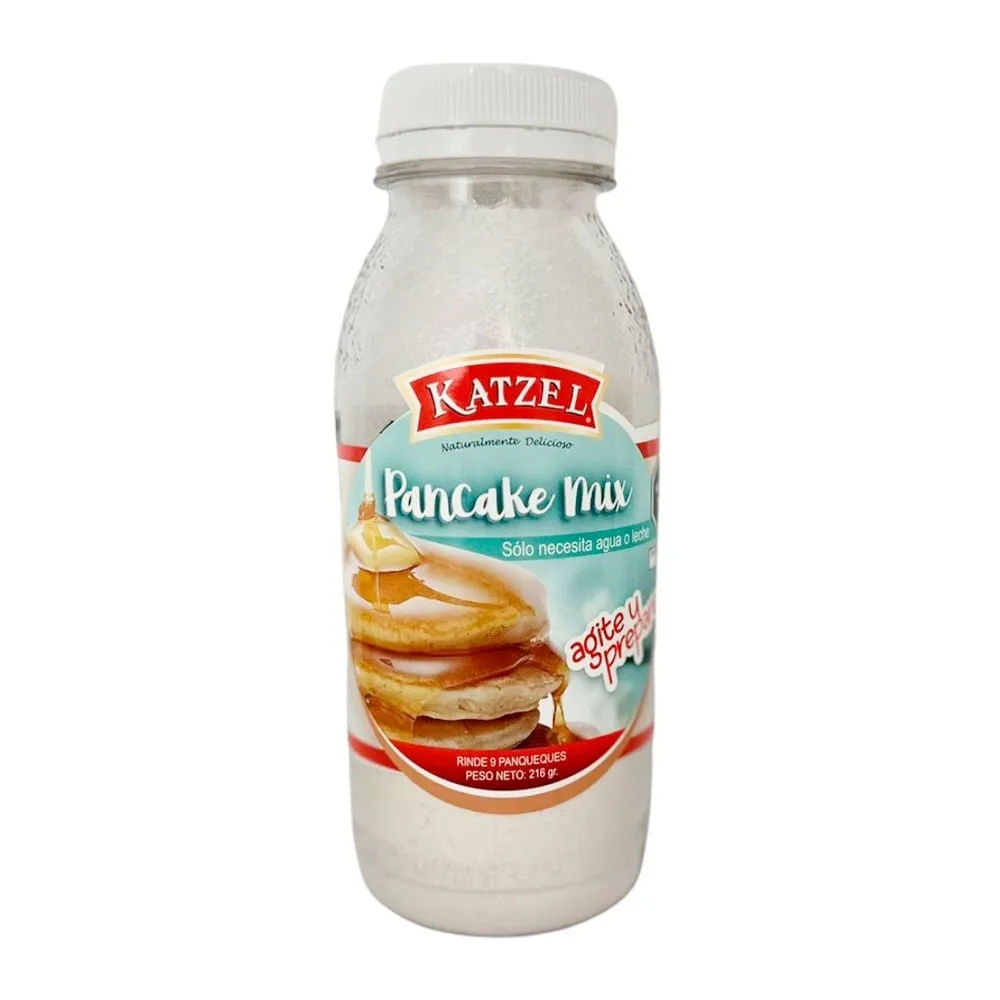 Mezcla para Pancakes Mix KATZEL Botella 216gr | Vega - vegaperu