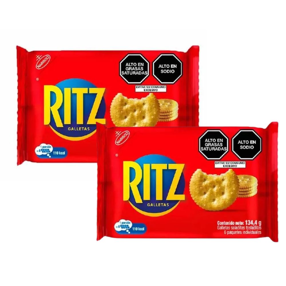 Galleta RITZ Regular Paquete 6u 20gr x2u | Vega - vegaperu