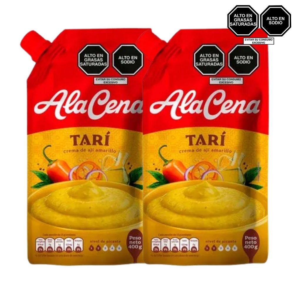 Crema de Ají TARI Doypack 400g x2u | Vega - vegaperu