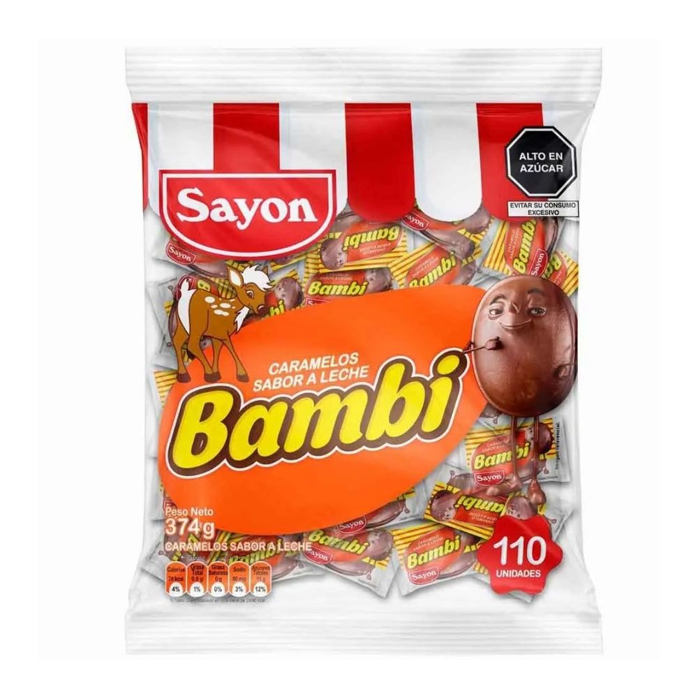 Caramelo SAYON Bambi Bolsa 374g| Vega - vegaperu