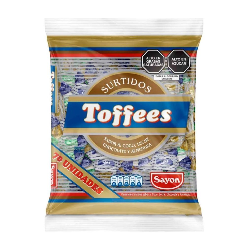 Toffees Surtidos SAYÓN Bolsa 350g| Vega - vegaperu